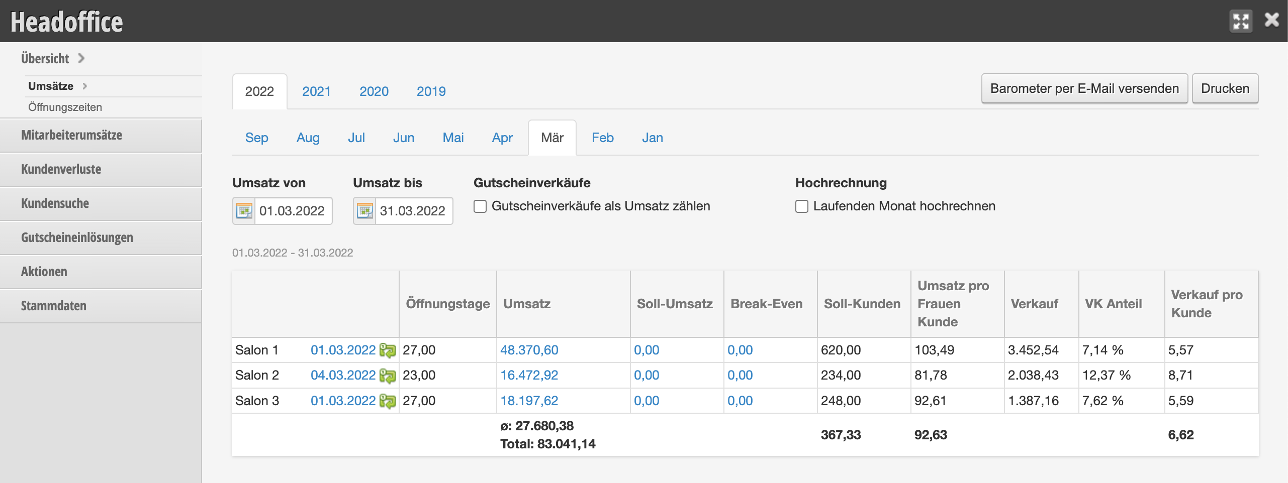 belbo-headoffice-uebersicht01 | Handbuch